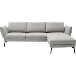 Sch&ouml;ner Wohnen Kollektion Ecksofa, B:329cm H:87cm T:224cm, silber, SCH&Ouml;NER WOHNEN-KOLLEKTION, 54% Polyacryl, 46% Polyester, Wohnzimmer, Sofas, "Spin, Multifunktionssofa,