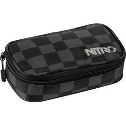 Nitro Kinder Federtasche "Pencil Case XL", schwarz, Polyester, Schreibger&auml;teetuis, Federm&auml;ppchen, Schlamperm&auml;ppchen, Faulenzer Box, Stifte Etui