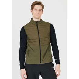 Endurance Herren Funktionsweste "Benst", gr&uuml;n, Gr. L, 100% Nylon, Westen, in tollem Steppdesign