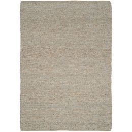 Teppich, H:12mm &Oslash;:200cm, beige, OCI DIE TEPPICHMARKE, Wolle, Wohnzimmer, Teppiche, "FAVORIT", Handweb-Teppich aus Indien, handgewebt, hochwertig