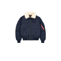Herren Bomberjacke "B-15 III TT Two Tone", blau, Gr. L, Alpha Industries, Obermaterial: 100% Nylon, Futter: 100% Polyester, &Auml;rmelfutter: 100% Nylon,