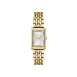 Lacoste Damen Quarzuhr "CATHERINE"goldfarben, Armbanduhren, Armbanduhr, Damenuhr, Edelstahlarmband, analog, Glassteine