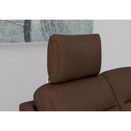 Sit & More Kopfst&uuml;tze SIT & MORE, B:50cm H:25cm T:12cm, braun, 100% Polyester, Polsterauflagen, "Mellum"