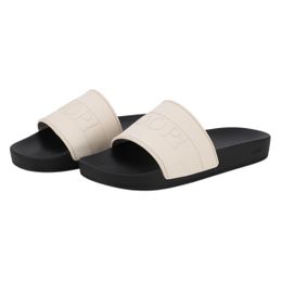 JOOP! JOOP Herren Badepantolette "lettera marinos sandal fc", Gr. 42, grau, 100% Gummi, Schuhe