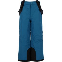 ZIGZAG M&auml;dchen Skihose "Provo", blau, Gr. 104, unifarben, 100% Polyester, Hosen, mit 10.000 mm Wassers&auml;ule