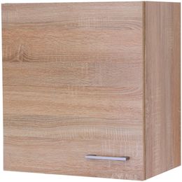H&auml;ngeschrank Flex-Well, B:50cm H:55cm T:32cm, braun, Spanplatte, K&uuml;che, Schr&auml;nke, "Samoa", (B x H x T) 50 x 54,8 x 32 cm