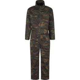 Brandit Herren Jumpsuit "Brandit Herren Tank Jumpsuit"flecktarn, Gr. L, unifarben, 65% Polyester, 35% Baumwolle, Overalls