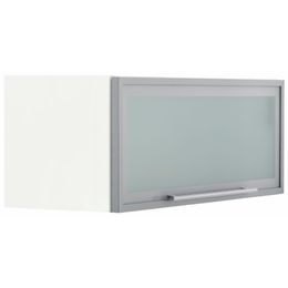 Klapph&auml;ngeschrank Optifit, B:100cm H:35,2cm T:35,2cm, grau, Schr&auml;nke, Breite 100 cm