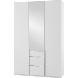 Kleiderschrank wimex, B:135cm H:236cm T:58cm, wei&szlig;, Schlafzimmer, Schr&auml;nke, "New York", mit Spiegelt&uuml;r
