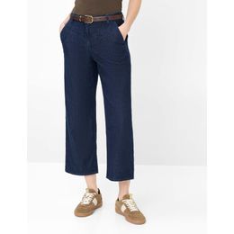 Brax Damen Culotte Style MAINE S CLEAN DARK BLUE, denim dunkelblau, Gr. 38K