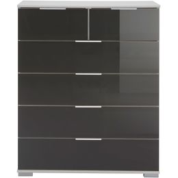 Schubkastenkommode wimex, B:82cm H:102cm T:41cm, wei&szlig;, Sideboards, "Easy", mit Glas- oder Spiegelfront