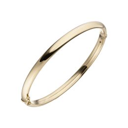 Jobo Damen Armreif, Gelbgold 375, gelb, Gelbgold 375, Armb&auml;nder, oval 375 Gold