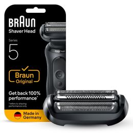 Braun Herren Ersatzscherkopf "Series 5 54B", schwarz, Scherk&ouml;pfe, Kompatibel mit Braun Series 5 Rasierern der Generation 50, 51 und 52