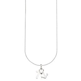 Bruno Banani "Schmuck Geschenk Silber 925 Halsschmuck Halskette Ankerkette Glaube"