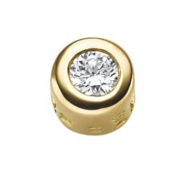 Adelia&acute;s ADELIA ́S Damen Kettenanh&auml;nger "Damen 585 Gold Anh&auml;nger mit Diamant Brillant &Oslash; 4,9 mm", 0,1 VVS = sehr sehr kleine Einschl&uuml;sse, Diamanten Gelbgold 585