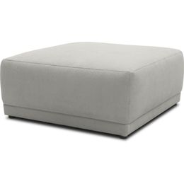 Hocker DOMO collection, B:100cm H:45cm T:100cm, grau, 95% Polyester, 5% Polyamid, Wohnzimmer, Hocker, "800007", nach Wunsch zusammenstellbar