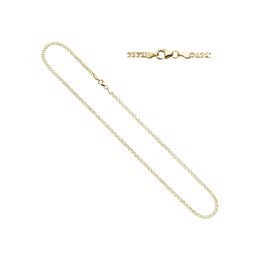 Jobo Damen Goldkette, Gelbgold 333, L: 45, gold, Gelbgold 333, Halsketten, Zwillings-Panzerkette 333 Gold 45 cm 2,7 mm