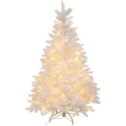 CREATIV LIGHT K&uuml;nstlicher Weihnachtsbaum "Weihnachtsdeko, k&uuml;nstlicher Christbaum, Tannenbaum", H: 120cm bis, wei&szlig;, Weihnachtsb&auml;ume
