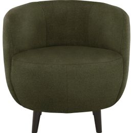 Sessel, B:72cm H:72cm T:76cm, gr&uuml;n, LOOKS by Wolfgang Joop, 100% Polyester, Wohnzimmer, Sessel, "LOOKS XIV Cocktailsessel", runde Form, perfekt f&uuml;r
