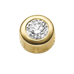 Adelia&acute;s ADELIA ́S Damen Kettenanh&auml;nger "Damen 585 Gold Anh&auml;nger mit Diamant Brillant &Oslash; 6,1 mm", 0,25 VVS = sehr sehr kleine Einschl&uuml;sse, Diamanten Gelbgold