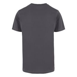 MisterTee Herren T-Shirt "MisterTee Herren Los Angeles Wording Tee", grau, Gr. XS, bedruckt, 100% Baumwolle, Shirts