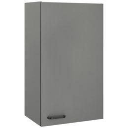 H&auml;ngeschrank Optifit, B:50cm H:89,6cm T:34,9cm, grau, Holzwerkstoff, K&uuml;che, Schr&auml;nke, "Elga", mit Soft-Close-Funktion und Metallgriff, Breite 50 cm