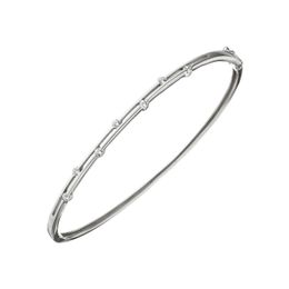 Jobo Damen Armreif, Silber 925 (Sterlingsilber), silber, Silber 925 (Sterlingsilber), Armb&auml;nder, 925 Silber mit Zirkonia