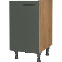 Sp&uuml;lenschrank Nobilia, B:45cm H:87cm T:58,3cm, gr&uuml;n, K&uuml;che, Schr&auml;nke, ""Easytouch", Ausrichtung w&auml;hlbar, vormontiert, in den Breiten", 45 und 60 cm,