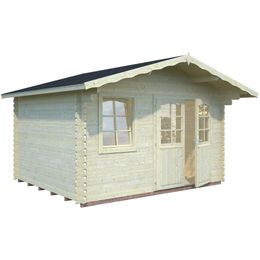 Gartenhaus Palmako, beige, Massivholz, Gartenh&auml;user, "Emma", 10,4 qm