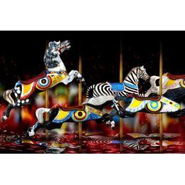 papermoon Fototapete "Tiere", B/L: 2,5m x 1,86m, Bahnen: 5 Stk., bunt, Schlafzimmer, Tapeten