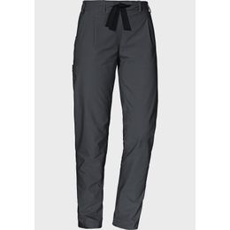 Sch&ouml;ffel SCH&Ouml;FFEL Damen Outdoorhose "Pants Oaktree L", grau, Gr. 38, Oberstoff : 61% Polyester 39% Viskose, Hosen