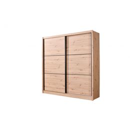 Schwebet&uuml;renschrank Inosign, B:213,5cm H:215,5cm T:61cm, braun, Holzwerkstoff, Schr&auml;nke, "Navara Kleiderschrank W&auml;scheschrank", in 3 Breiten, mit