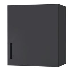 H&auml;ngeschrank KOCHSTATION, B:50cm H:57cm T:34cm, schwarz, Holzwerkstoff, K&uuml;che, Schr&auml;nke, "KS-Toronto, Breite 50 cm"