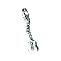 Damen Charm-Einh&auml;nger "Gitarre, Silber 925", silber, Giorgio Martello MILANO, Silber 925 (Sterlingsilber), Charms