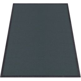 Teppich Paco Home, B:160cm H:24mm L:220cm, schwarz, Polyester, Wohnzimmer, Teppiche, "Tatami 475", Kurzflor, Uni-Farben, mit Memory Foam, waschbar