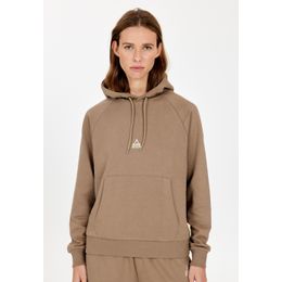 SOS Damen Sweatshirt "Majella", braun, Gr. XL, unifarben, 88% Baumwolle, 12% Elasthan, Sweatshirts, in weicher Baumwoll-Qualit&auml;t mit Kapuze