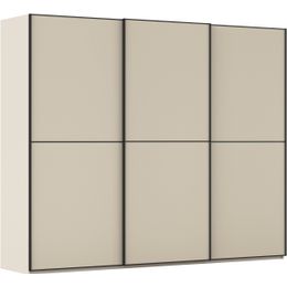 Schwebet&uuml;renschrank Rauch, B:271cm H:223cm T:68cm, beige, Holzwerkstoff, Schr&auml;nke, "Kleiderschrank Schrank Garderobe Schlafzimmerschrank SCALE-DUO",