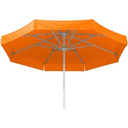 Marktschirm, orange, Schneider Schirme, Obermaterial: 100% Polyester, Standschirme, "Jumbo", &Oslash;xH: 300x275 cm, Aluminium/Polyester