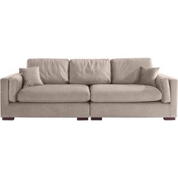 Big-Sofa Home Affaire, B:290cm H:95cm T:96cm, beige, 100% Polyester, Sofas, "Fresh Pond", in vielen Bezugsqualit&auml;ten und Farben, B/T/H: 290/96/95 cm