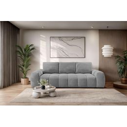 3-Sitzer OTTO HOME, B:253cm H:87,5cm T:113cmanthrazit, 100% Polyester, Sofas, "AZITA optionale Schlafsofa mit Bettkasten, Breite 253cm", Sofa mit