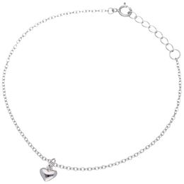 Smart Jewel Damen Armband "mit Herz Anh&auml;nger, Silber 925", 19cm, Silber 925 (Sterlingsilber), silber, Silber 925 (Sterlingsilber), Armb&auml;nder
