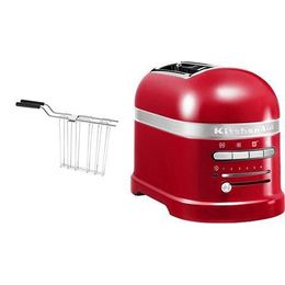 KitchenAid Toaster "Artisan 5KMT2204EER EMPIRE ROT", B:18cm H:22,5cm T:33cm, rot, Toaster, mit Sandwichzange