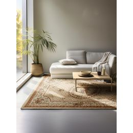 Teppich NORTHRUGS, B:120cm H:8mm L:170cm, beige, Polypropylen, Wohnzimmer, Teppiche, "Adraskan", Orient Optik, L&auml;ufer, strapazierf&auml;hig, pflegeleicht,