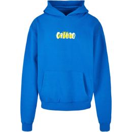 Merchcode Herren Kapuzenpullover "Merchcode Cono Di Gelato b Oversized Hoody"cobalt blau, Gr. S, mehrfarbig, 100% Baumwolle, Pullover