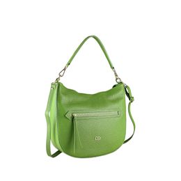 Damen Schultertasche "Summer", Collezione Alessandro, gr&uuml;n, Leder, Taschen, aus italienischem Leder
