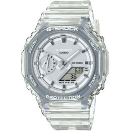 Casio G-SHOCK Damen Chronograph, transparent, Armbanduhren, Quarzuhr, Armbanduhr, Damen, Herren, digital, bis 20 bar wasserdicht