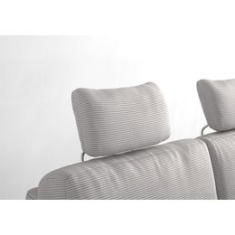 Kopfst&uuml;tze Home Affaire, B:50cm H:25cm T:12cm, silber, 95% Polyester, 5% Polyamid, Polsterauflagen, "Summer"