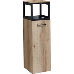 Highboard Optifit, B:30cm H:103,4cm T:34,8cm, braun, Spanplatte, Wohnzimmer, Sideboards, "Yukon"