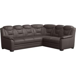 Ecksofa COTTA, B:263cm H:99cm T:211cm, braun, 64% Polyurethan, 25% Polyester, 11% Baumwolle, Wohnzimmer, Sofas, "Marcus L-Form", wahlweise mit