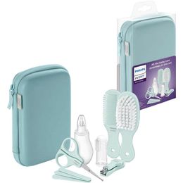 Philips Avent Baby Babypflege-Set "SCH401/00", B/H/T: 118mm x 177mm x 52mm, blau, B:118mm H:177mm T:52mm, Nageletuis, mit allen wichtigen f&uuml;r die